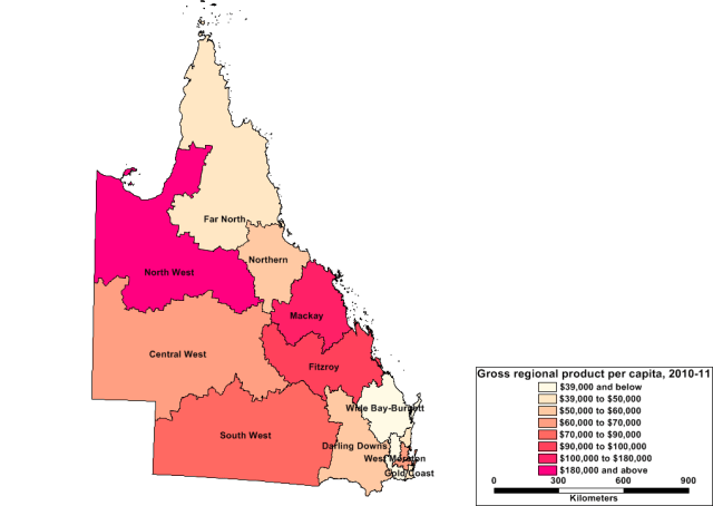 Queensland Regions Map Queensland Map Australia