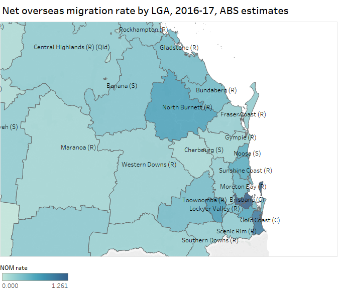 Concentration of Qld population in SEQ expected to increase with its ...